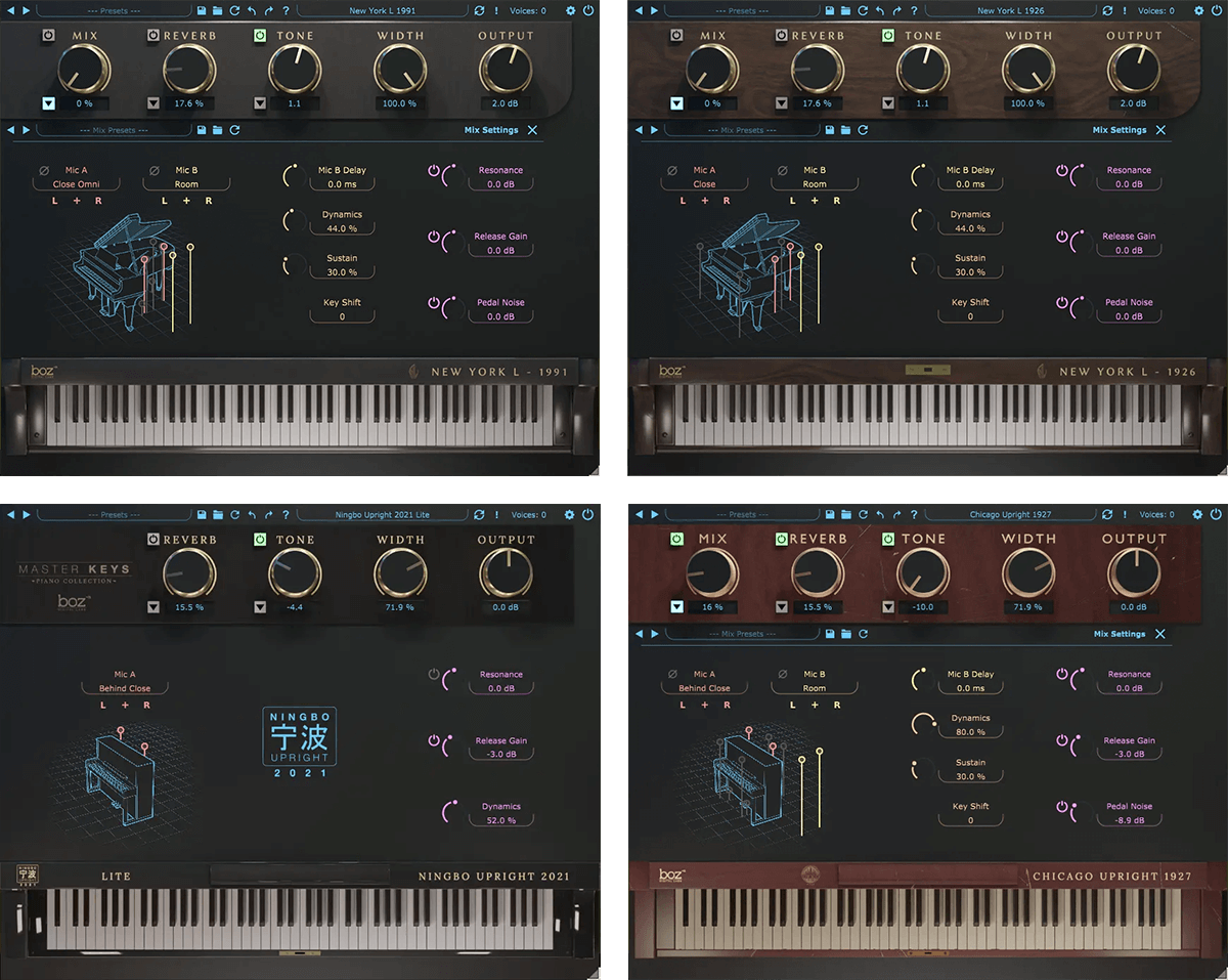 Boz Digital Labs All Pro Pianos Bundle • PluginFox