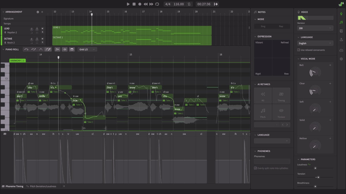 Dreamtonics Synthesizer V Studio 2 Pro Bundle (Mandarin - 6 Voices ...