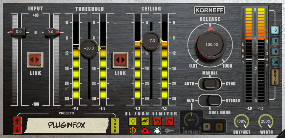 Korneff Audio El Juan Limiter • PluginFox