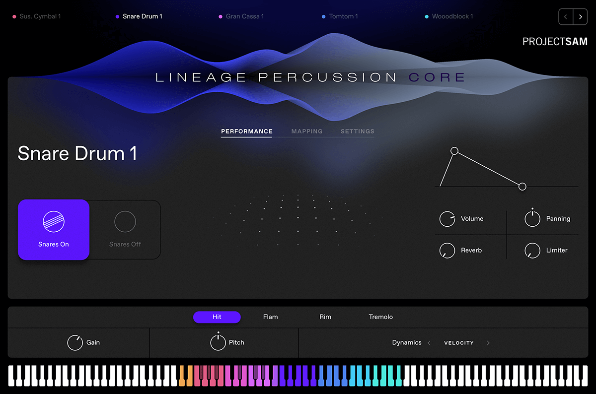 ProjectSAM Lineage Percussion Core • PluginFox