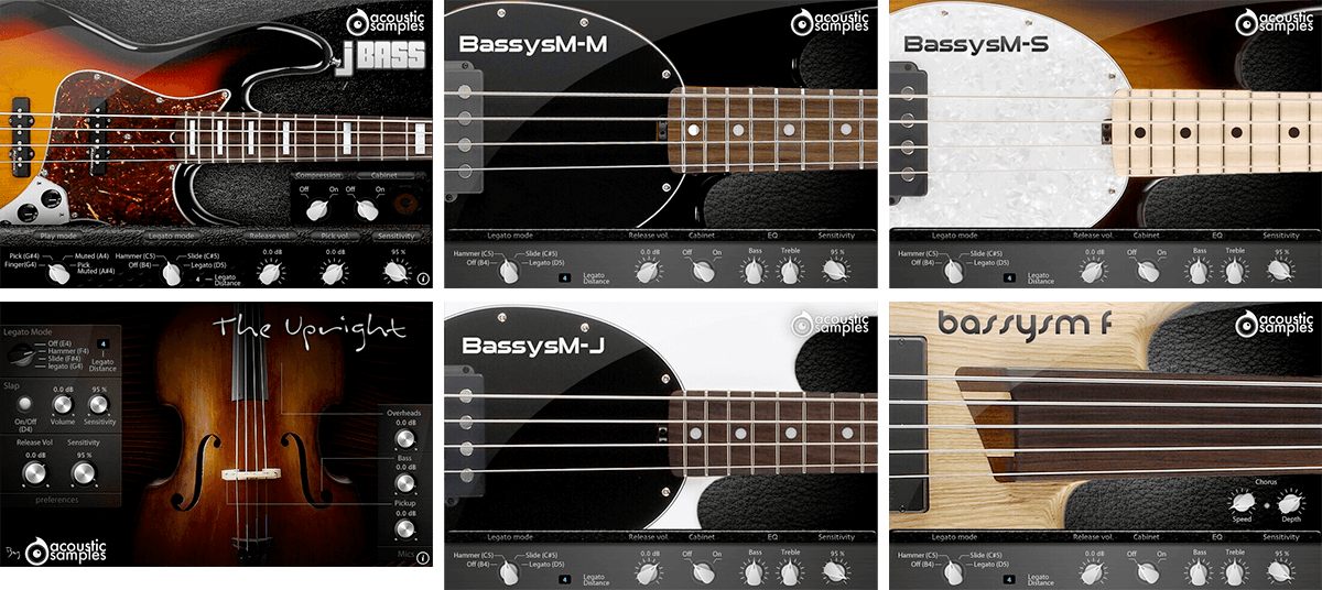 AcousticSamples AS Bass Collection • PluginFox