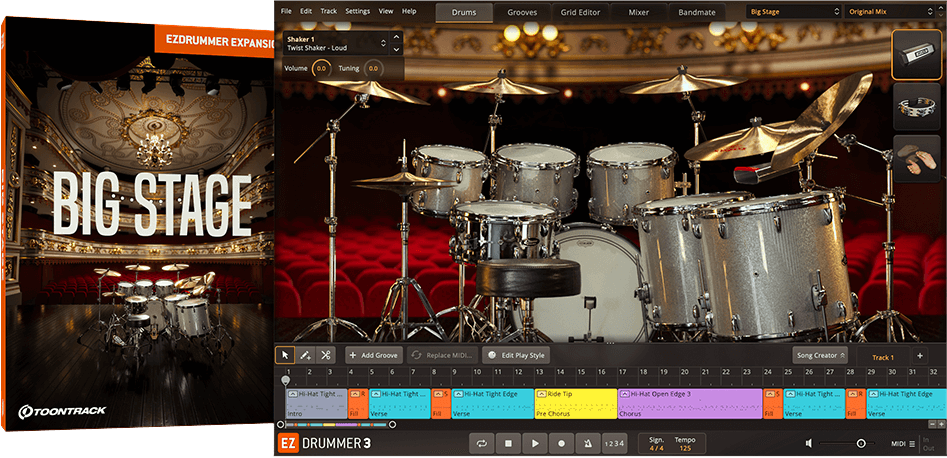 Toontrack EZX: Big Stage • PluginFox