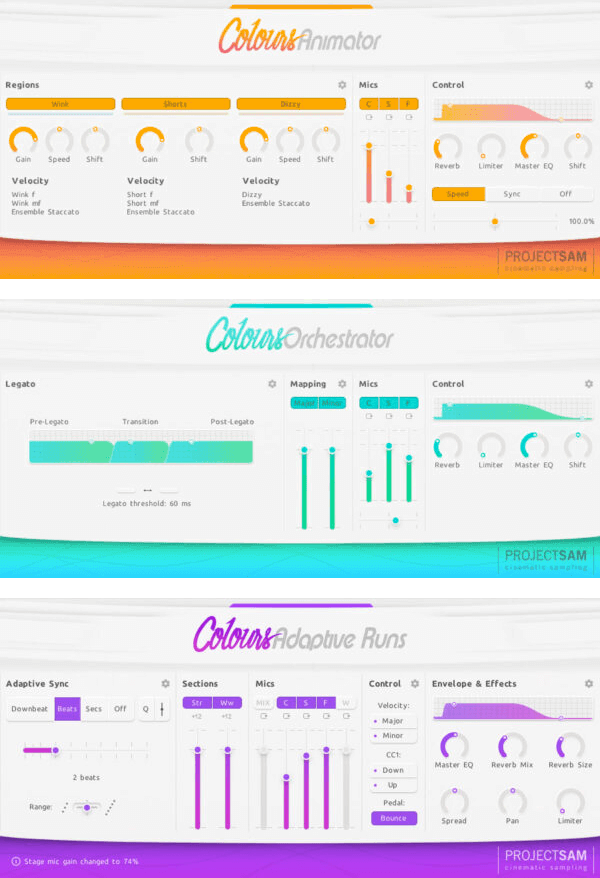 ProjectSAM The Colours Bundle • PluginFox