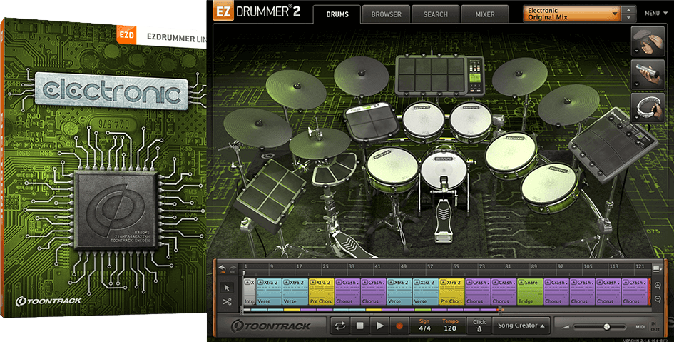 Toontrack EZX: Electronic • PluginFox