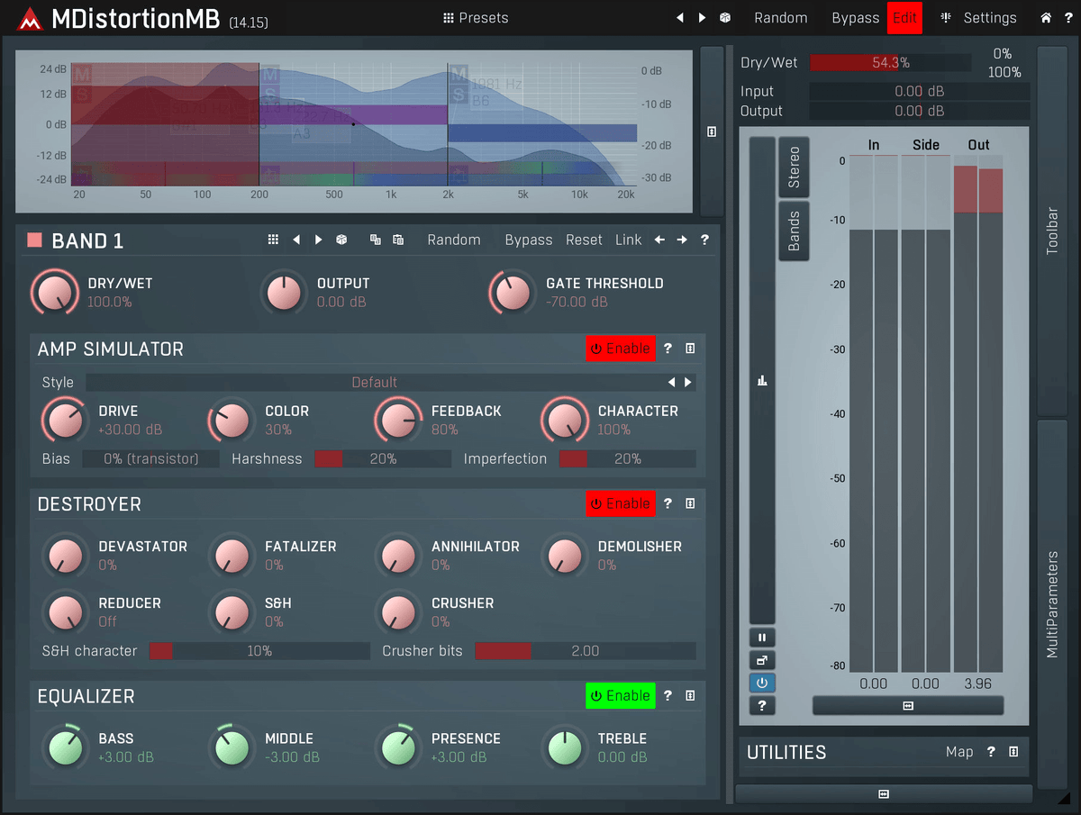 MeldaProduction MDistortionMB • PluginFox