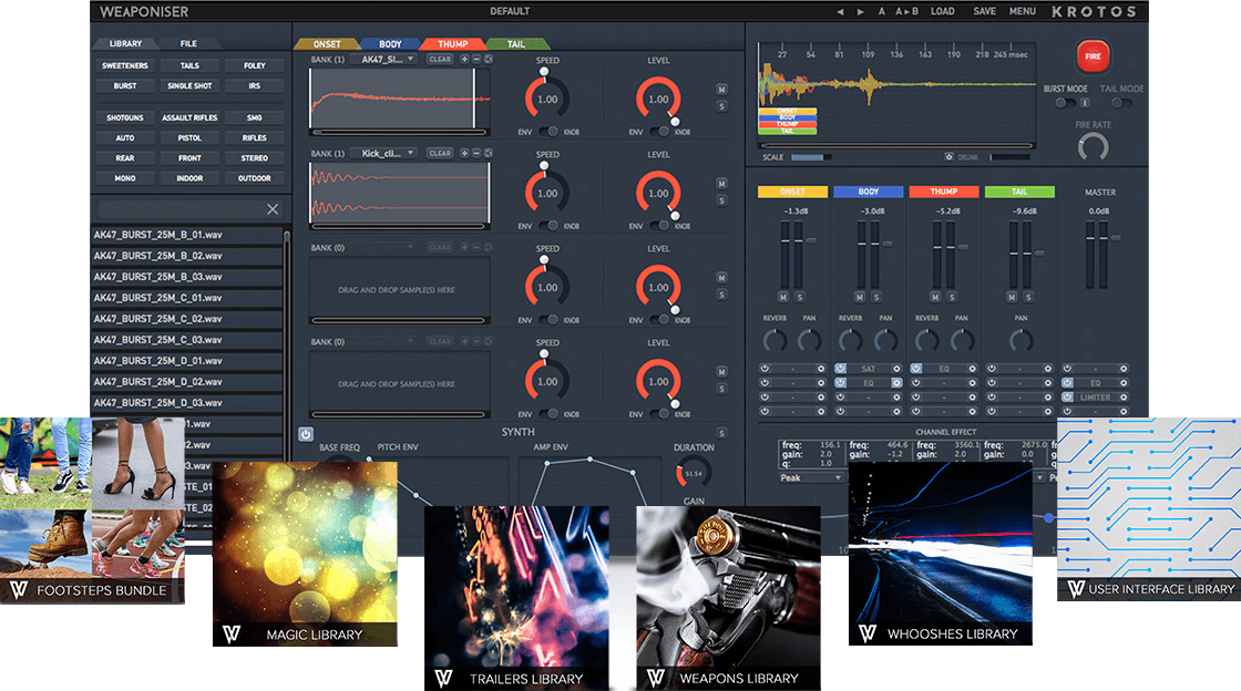 Krotos Weaponiser Fully Loaded • PluginFox