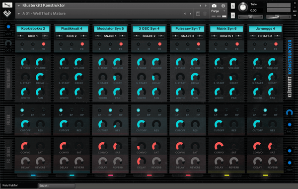 Pornofonic Instruments Klüsterkitt Konstruktor • PluginFox