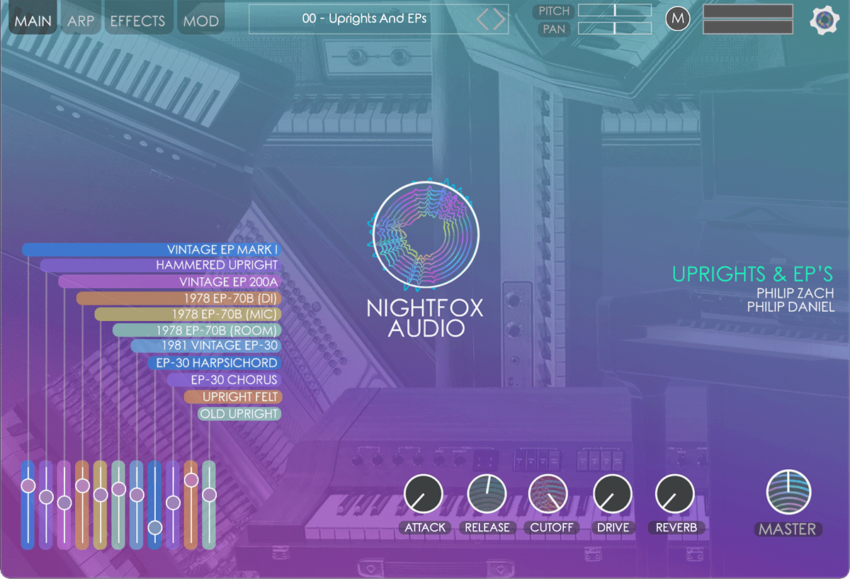 Nightfox Audio Uprights and EPs • PluginFox